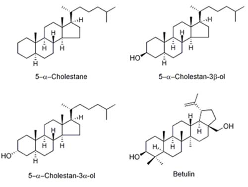 Análisis cromatográfico de gases de esteroles vegetales